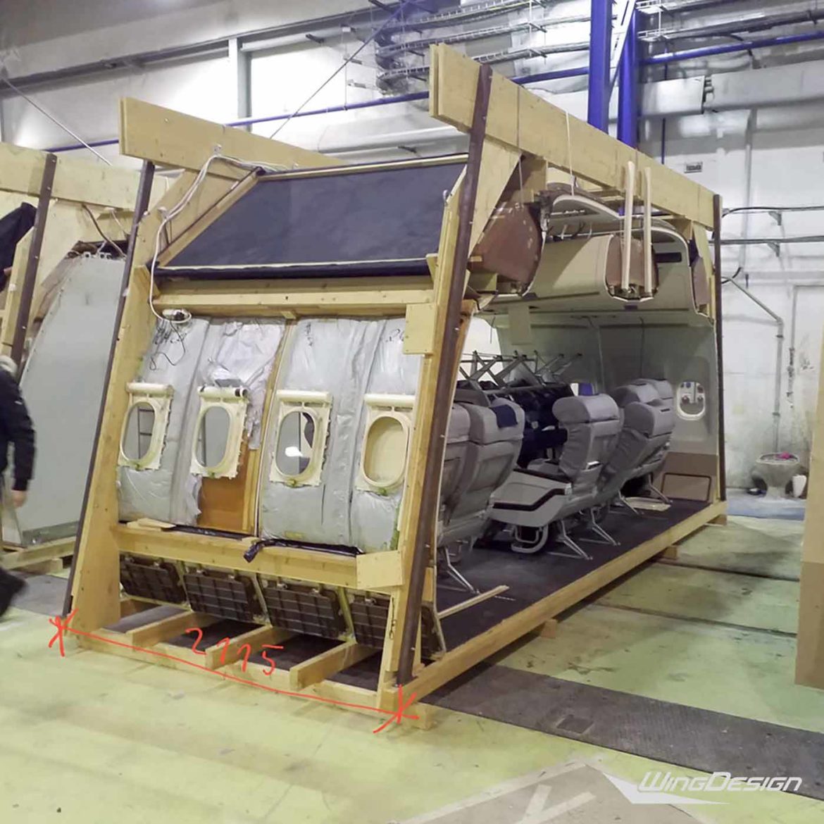 Flugzeug Mockup Module - Flugzeugmodell 1:1 - wingdesign.com